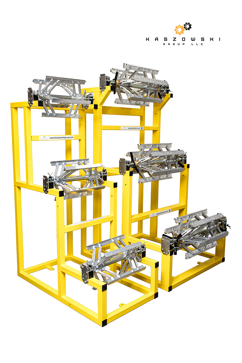 24" Coil Upright Coil Rack | kaszowskigroup.com